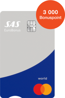 Ansøg om et SAS EuroBonus Mastercard og få svar direkte